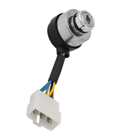 6 Wire Ignition Key Switch, Ignition Switch With Key for 2.5 6.5KW Gas ...