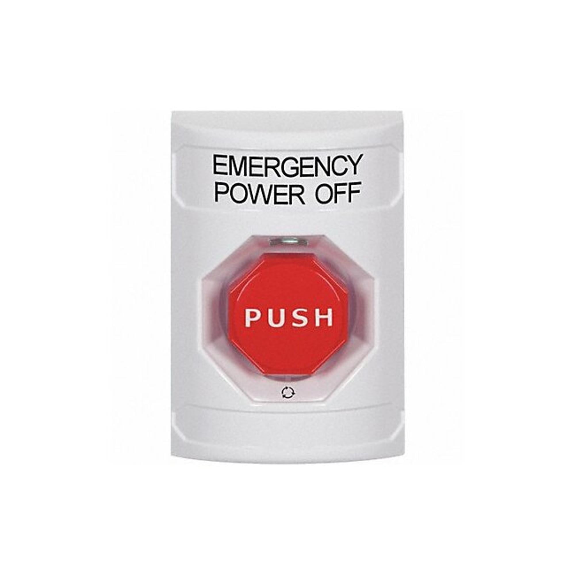 Emergency Power Off Push Button,3-1/4" W - Walmart.com