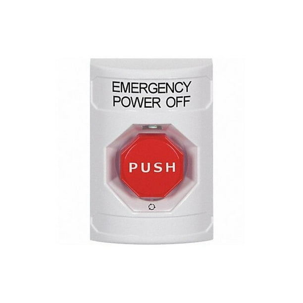 Emergency Power Off Push Button,3-1/4" W - Walmart.com