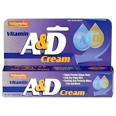 A+D Vitamin A & D Cream, Prevent Diaper Rash, 1.5 oz, Pack of 2, Baby ...