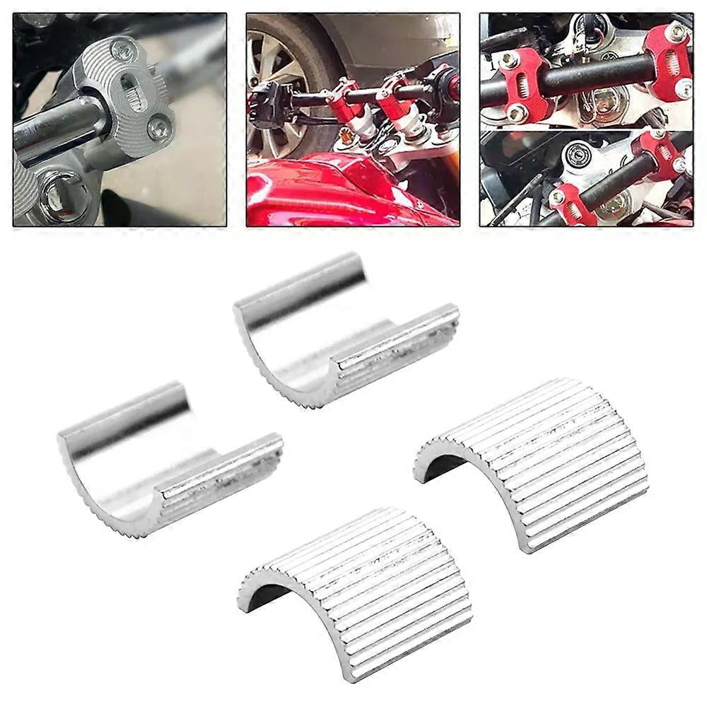 4pcs Bike Handle Bar Clamp Adapters Handlebar Riser Spacers 22mm to ...