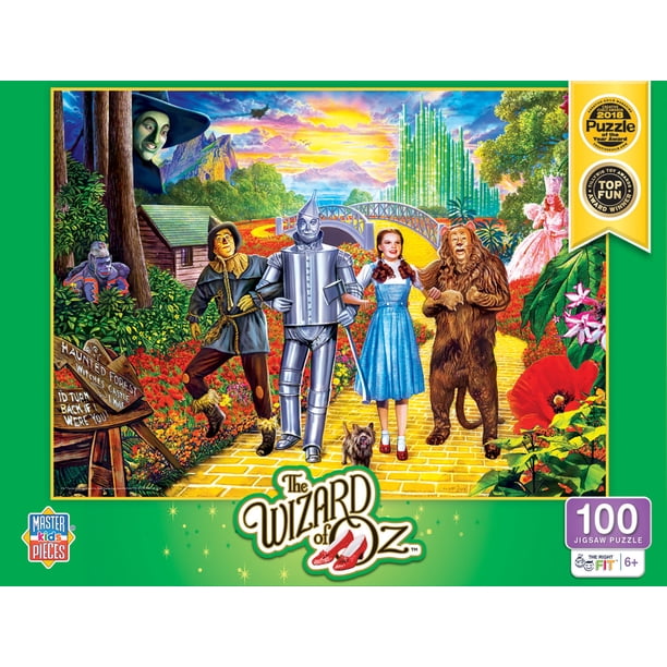 MasterPieces 100 Piece Kids Jigsaw Puzzle - Wizard of Oz - 14"x19 ...