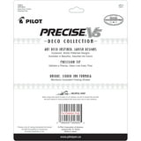 Pilot Precise V5 Extra Fine Point Gel Pen Set with Assorted Art Deco ...