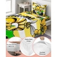 3 Piece Twin Sheet Set Flower Gnomes Sheets Set for Twin Size Bed ...