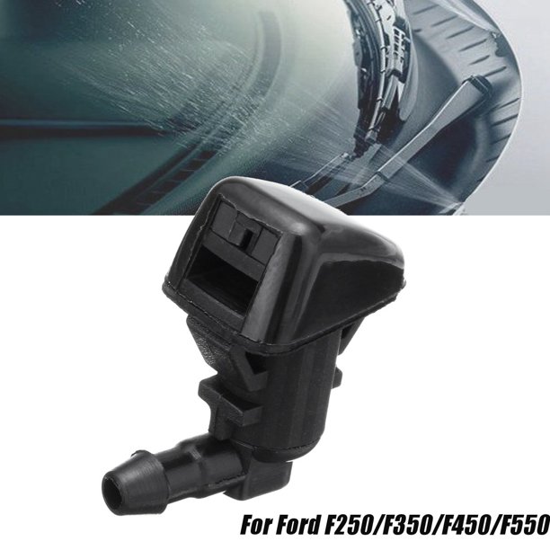 Black Windshield Washer Spray Jet Nozzle For Ford 2008-2010 F250 F350 ...