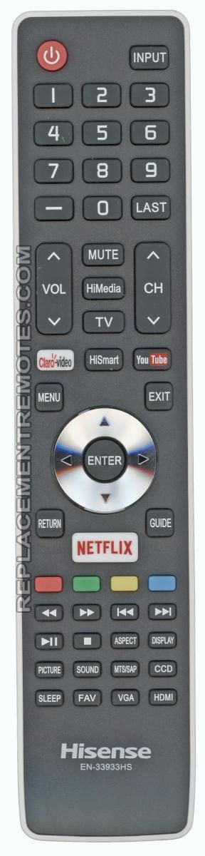 Original HISENSE EN33933HS TV Remote Control for Hisense Smart TVs ...