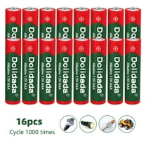 DFITO 1.5V Alkaline AA Rechargeable Battery Cell, 16PCS - Walmart.com