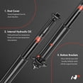 A-Premium Rear Suspension Shock Absorber Compatible with Chevrolet Aveo ...