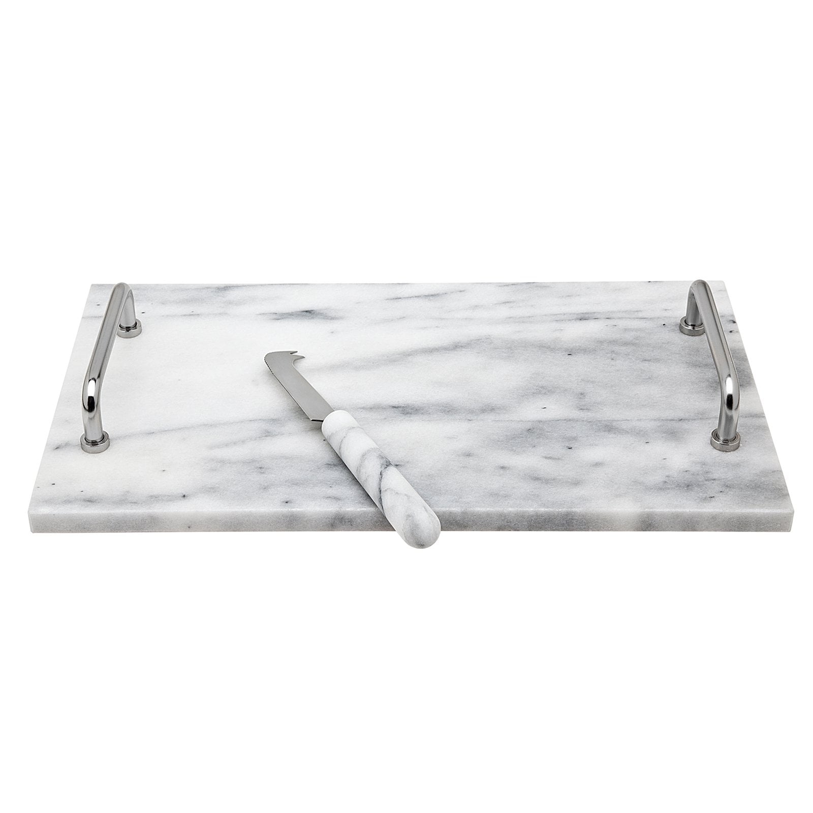 Godinger La Cucina Marble Cheese Board with Marble Handle Cheese Knife ...