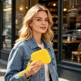 WYBXZ Yellow Silicone Zipper Pouch Waterproof Travel Storage Bag with ...