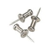 GEM CPAL3 Aluminum Head Push Pins, Aluminum, Silver, 3/8", 100/Box ...