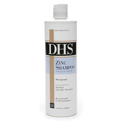 DHS Zinc Hair Shampoo Controls Dandruff - 16 Oz - Walmart.com