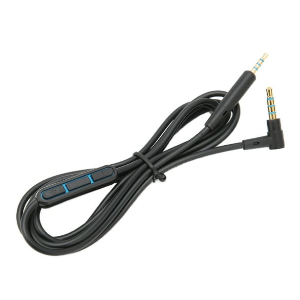 Replacement Audio Cable Headphone Cable with in Line Mic Volume Control ...