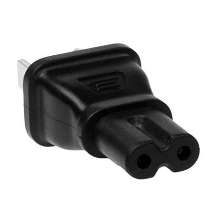 SF Cable, 2 Prong Power Plug Adapter,USA IEC 60320-C7 Receptacle to ...