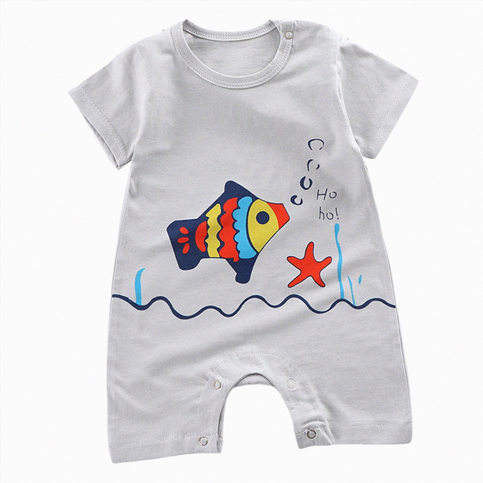 Click here for Gubotare Newborn Romper Boy Short Sleeve Summer Ba... prices