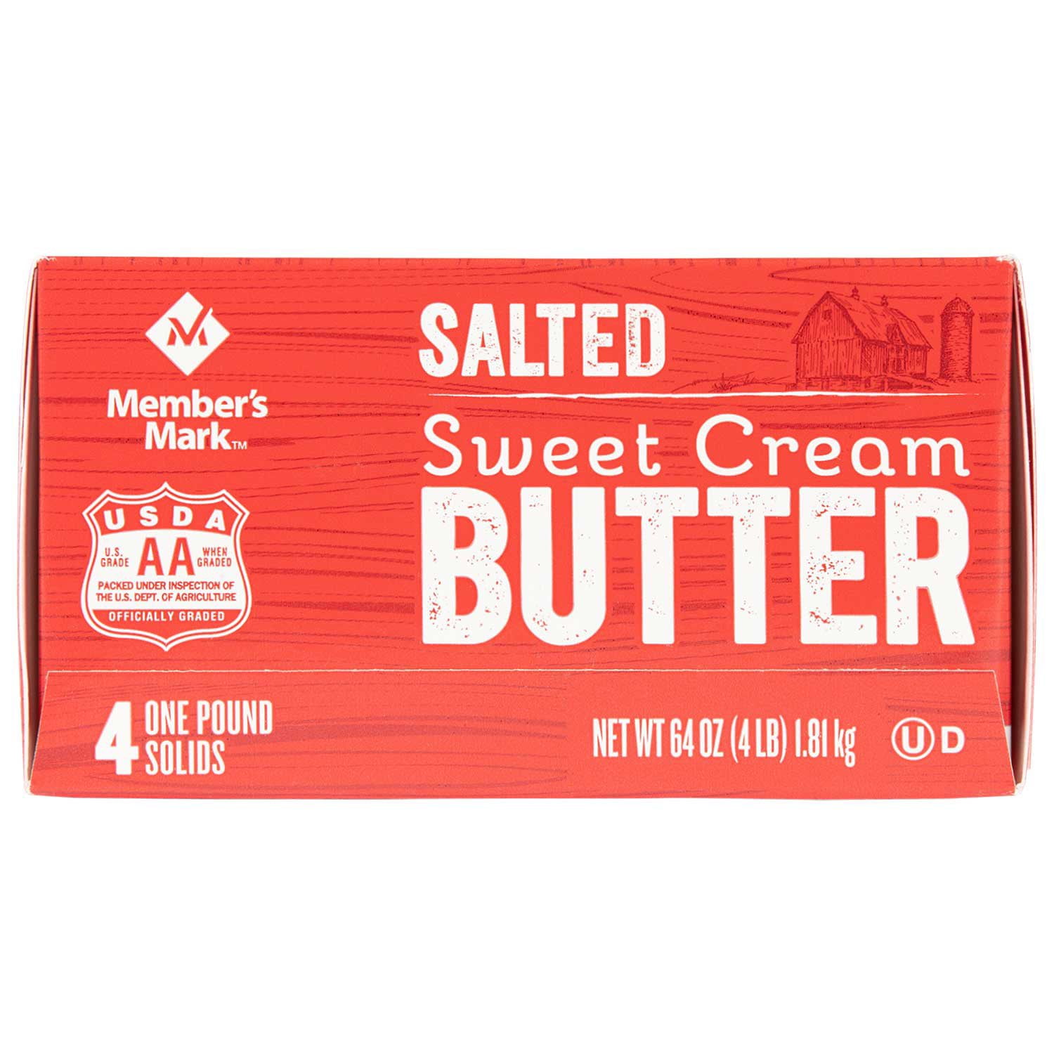 Member's Mark Salted Sweet Cream Butter, 1 lb., 4 ct. - Samsclub.com