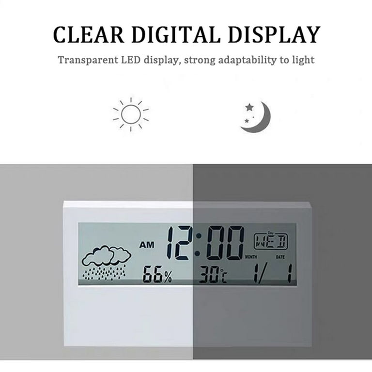 Transparent Led Clock