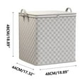 Checkerboard Clothes Storage Bag, Quilted Storage Bag, Polyester ...