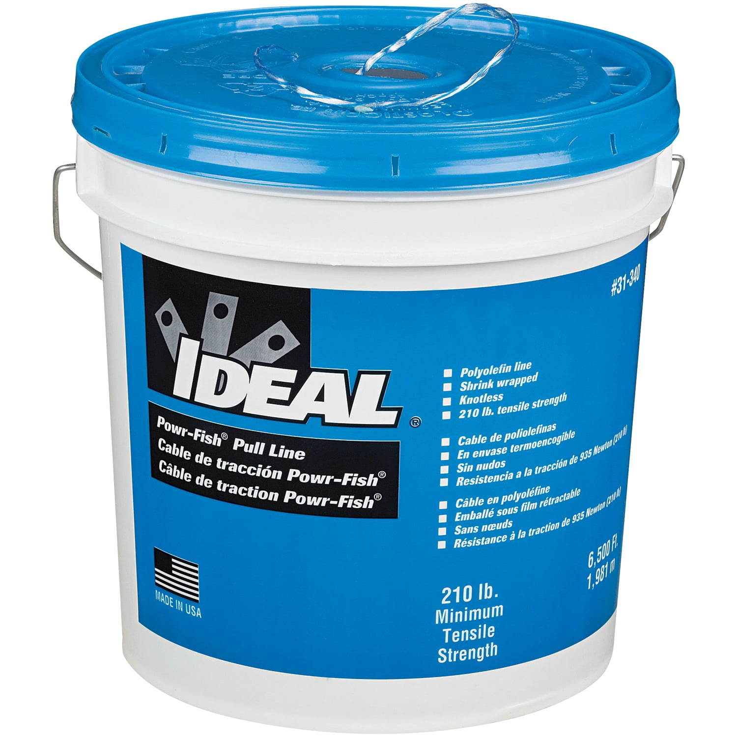Ideal 31-340 Powr-Fish Pull-Line, Heavy Duty - Walmart.com