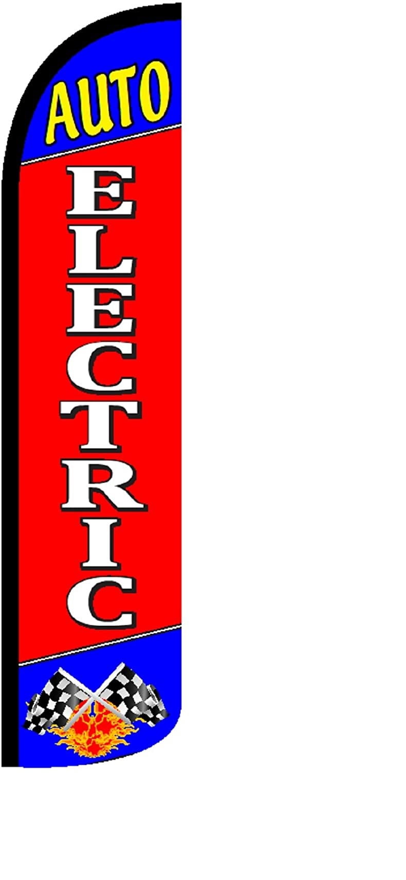 Auto Electric Standard Windless Flag (Hardware Not Include ...