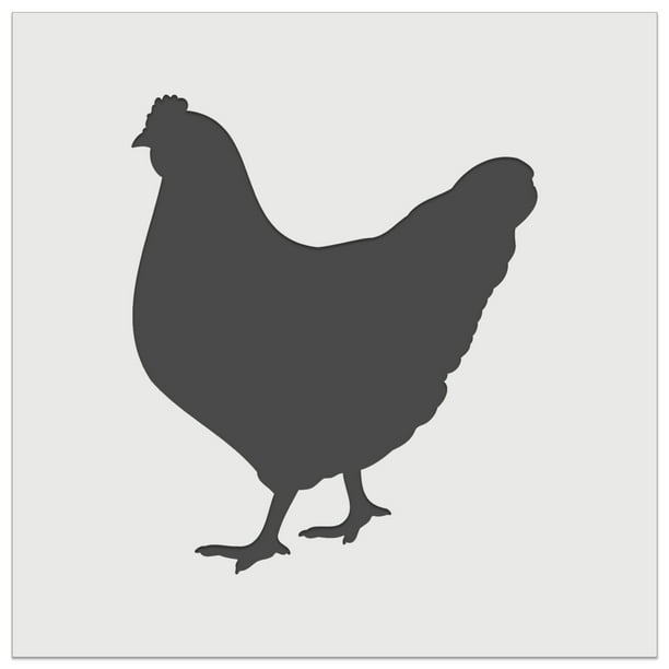 Solid Chicken Hen Farm Animal DIY Cookie Wall Craft Stencil - 5.5 Inch ...