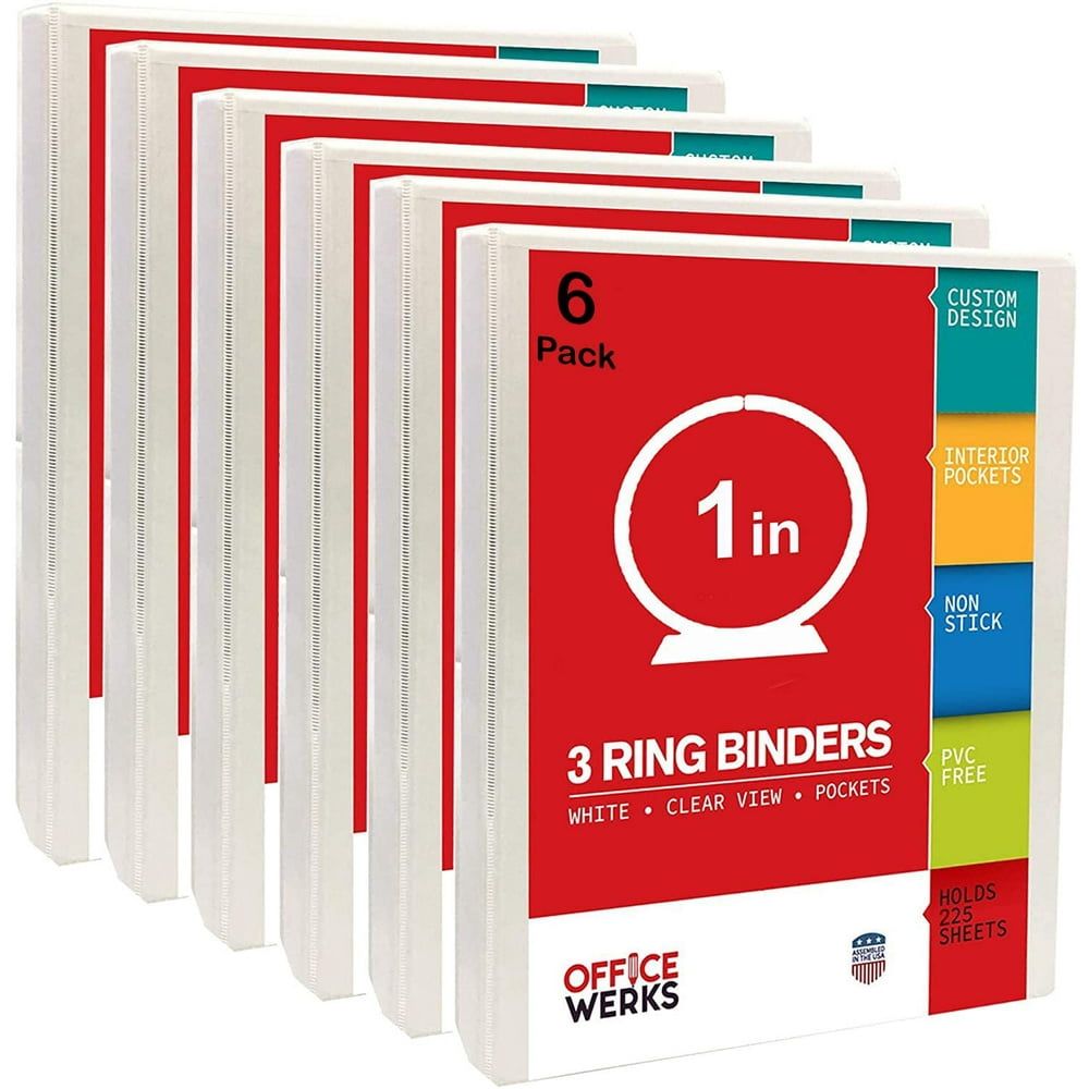 3 Ring Binder, 3" Professional Slant D-Rings, Presentation Folder for ...