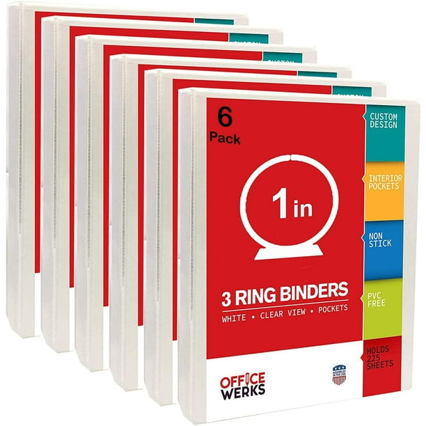 3 Ring Binder, 3" Professional Slant D-Rings, Presentation Folder for ...