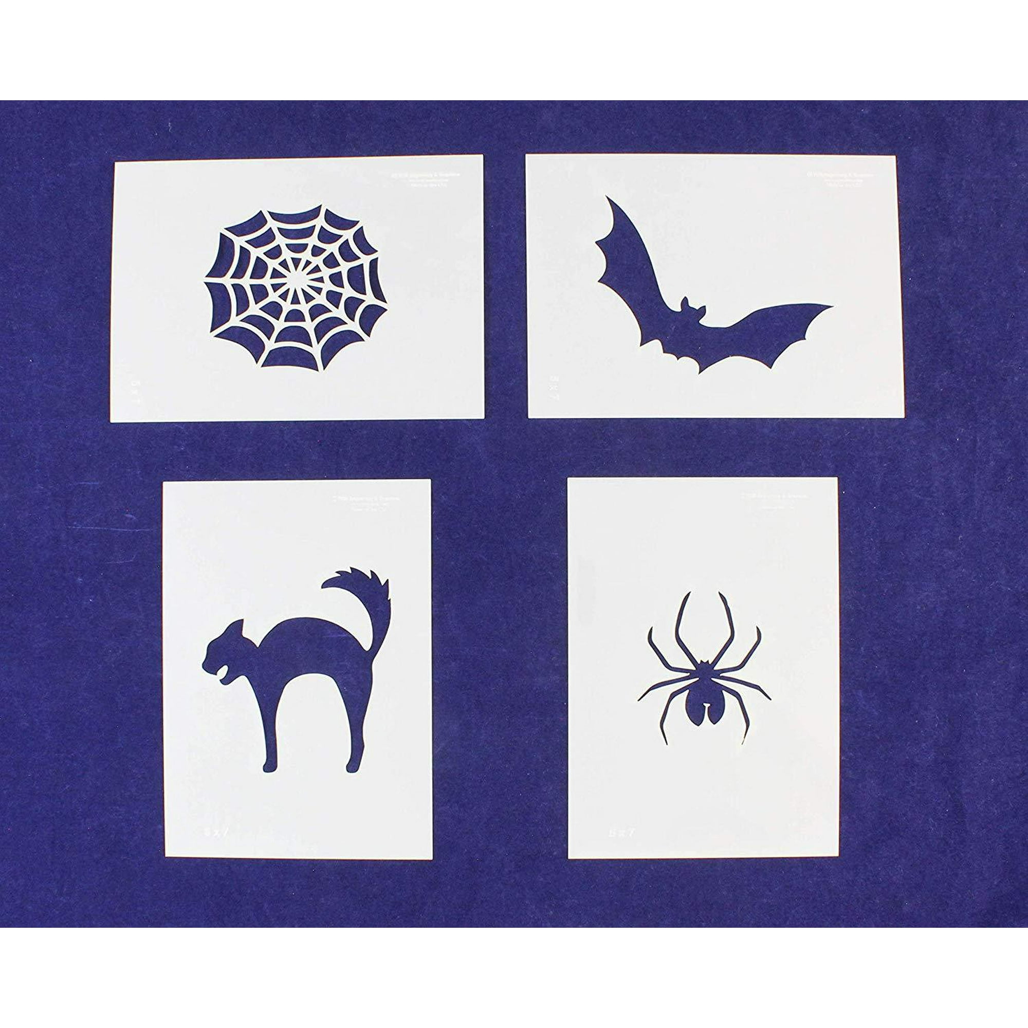 Bat Face Stencil Template