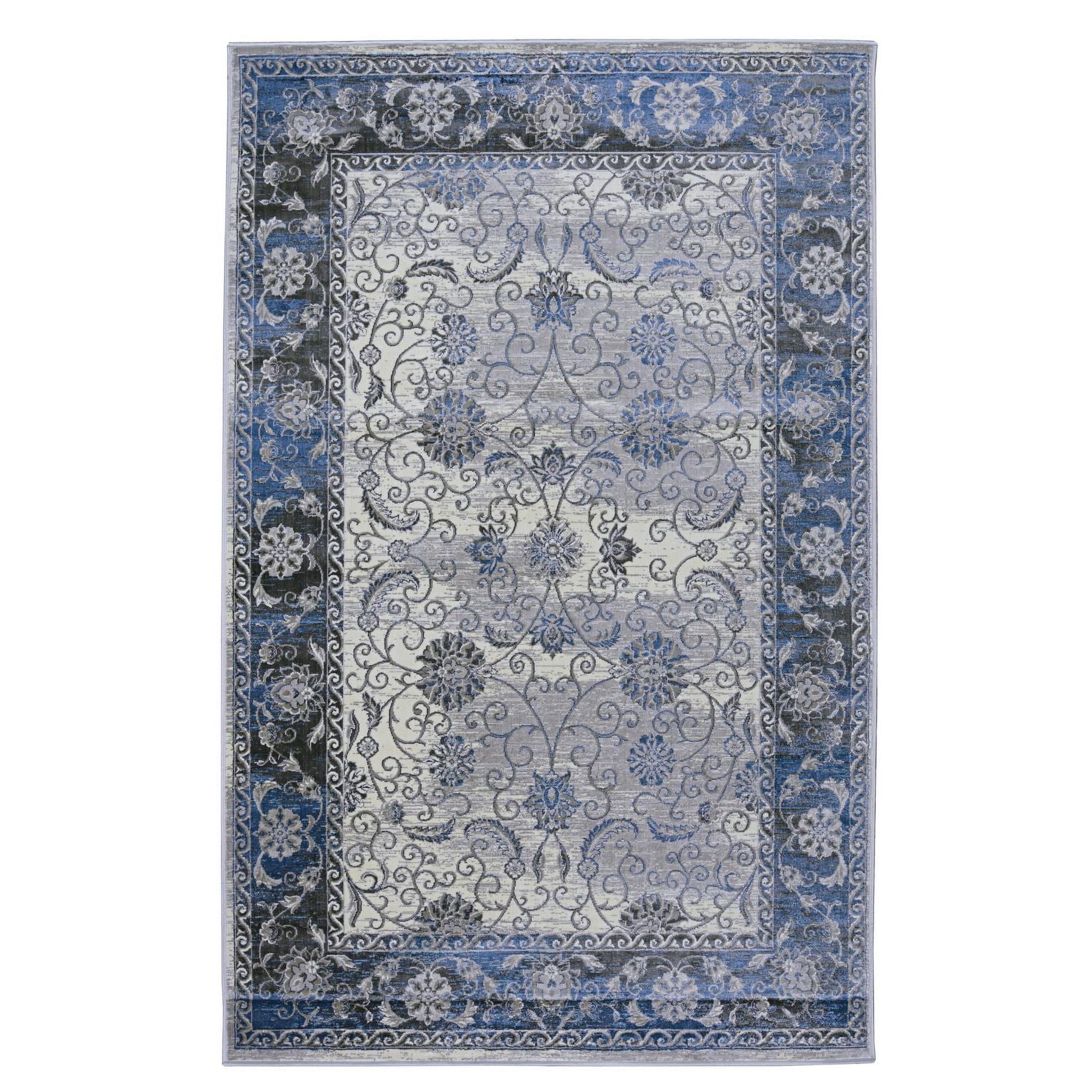 Click here for Linon Vintage Isfahan Grey & Blue 2 X 3 Accent Rug... prices