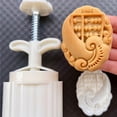 75g Plastic Mooncake Moulds Ruyi Abacus Shaped Mooncake Stamps Baking ...