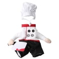 Yujia Funny Halloween Chef Transformation Outfit for Small and Medium ...