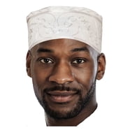 White Kofia Hat African Embroidered Kufi Cap - Walmart.com