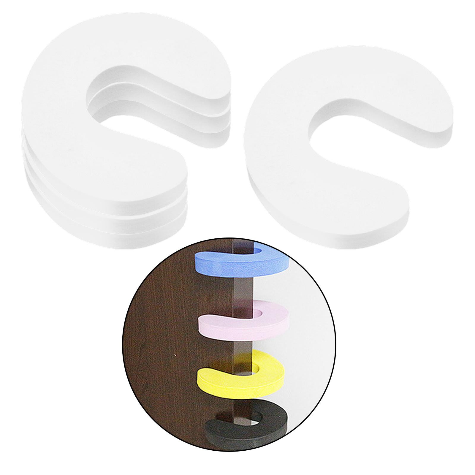 Pack of 4 Stopper Finger Children Doorstop Lock Stopper - white ...