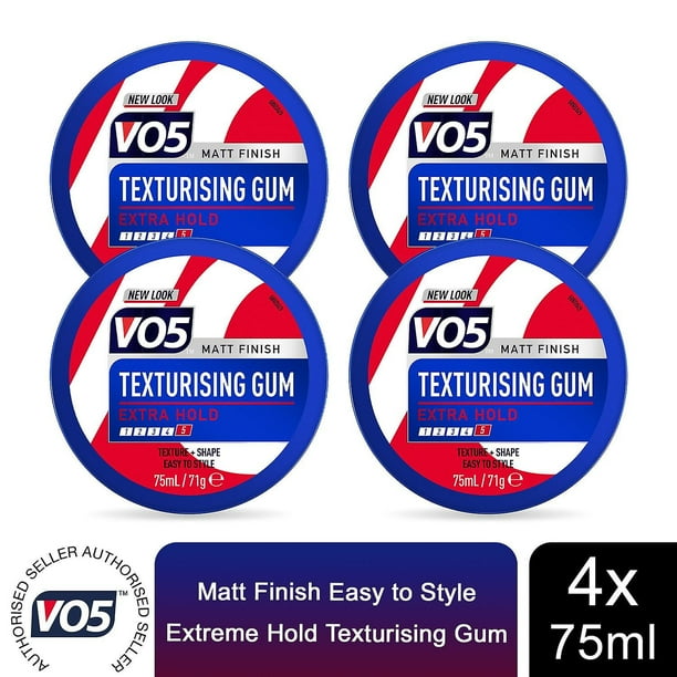 VO5 Matt Finish Extreme Hold Texturising Gum 75ml Pack of 4 - Walmart.ca