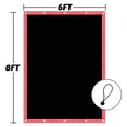 Baseball Batting Cage Backstop - 6x8FT Heavy Duty PVC Vinyl Backdrop ...