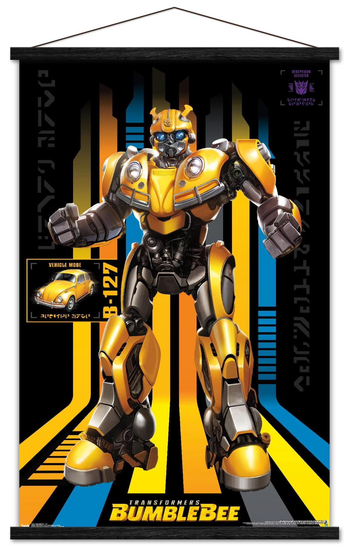 Hasbro Transformers: Bumblebee - 127 Wall Poster with Wooden Magnetic ...