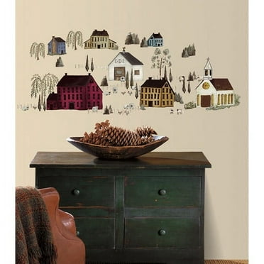 RoomMates Animals in the City Peel and Stick Wall Decals - Walmart.com