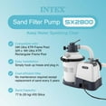 Intex Above Ground Swimming Pool Sand Filter Pump with Automatic ...