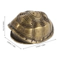 Masteelf Golden Brass Turtle Shell Figurine for Craft with Eight ...