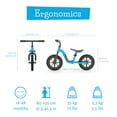 Chillafish Blue Buzzi 10' Balance Bike for Kids 1.5 Years and Older ...