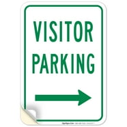 Main Entrance Visitors Welcome Sign, 24x30 Aluminum - Walmart.com