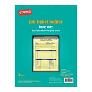 C-Line Stitched Shop Ticket Holder, Neon, Assorted 5 Colors, 75", 9 x ...