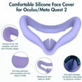 Accessories For Oculus Quest 2 2023 Upgraded Vr Silicone Face Cover