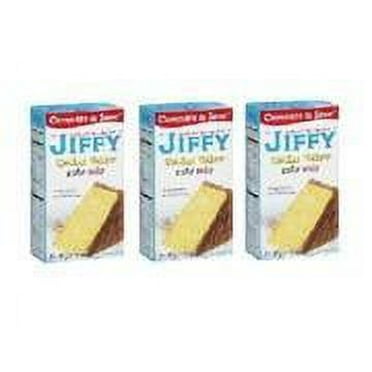 JIFFY Golden Yellow Cake Mix, Quality Food, Sugar Added, Cholesterol ...