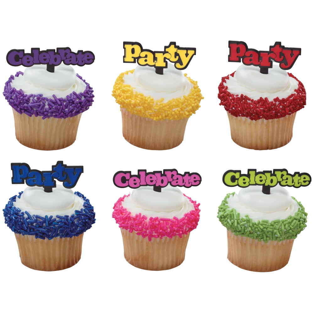 Cake Topper Decor, Everyday Birthday,Celebrate & Party Bright cake ...