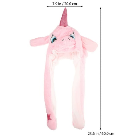Ear Moving Hat 1pc Funny Unicorn Ear Moving Hat Novelty Carnival Party ...