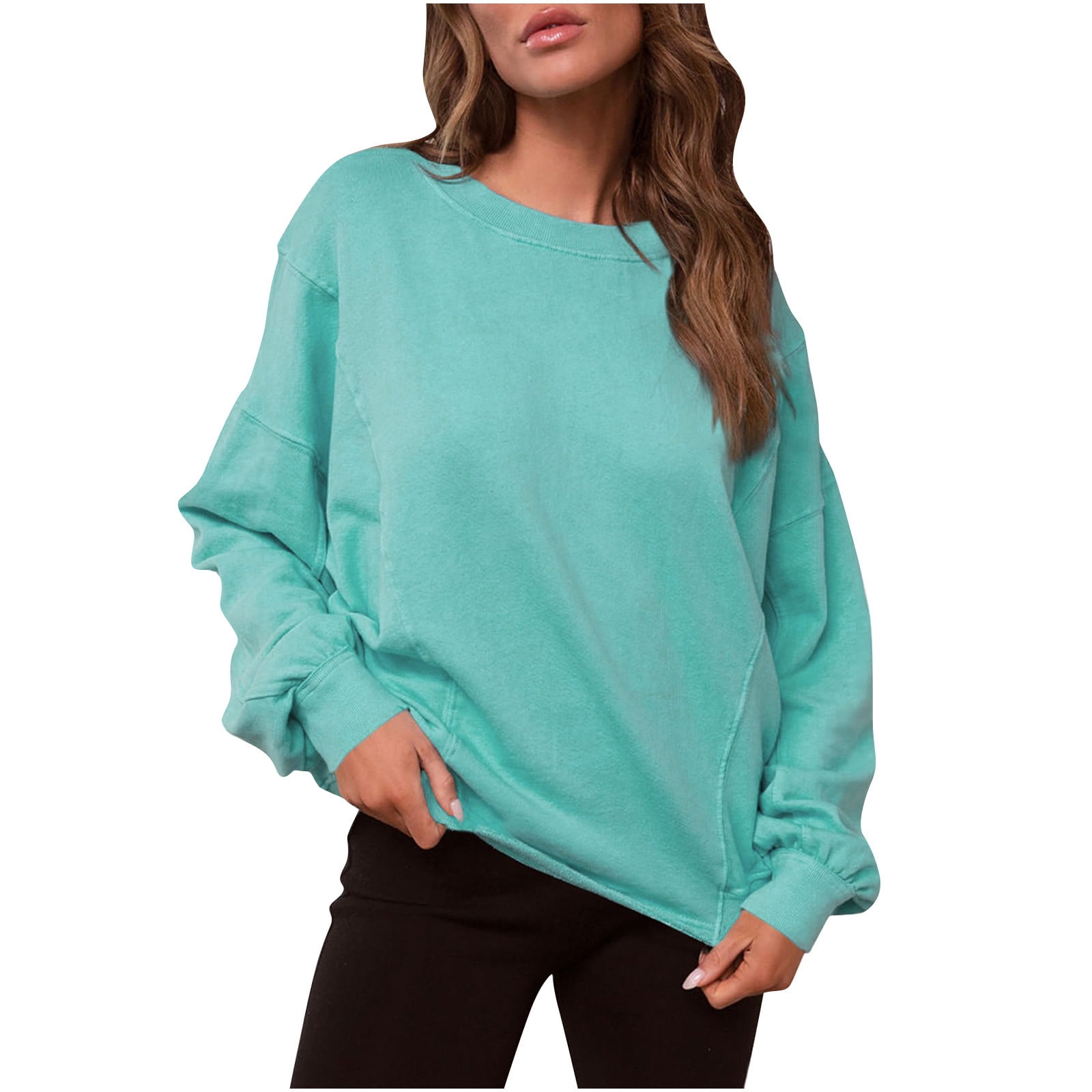 Click here for Unbranded Long Sleeve Shirt Women Womens Solid Fal... prices