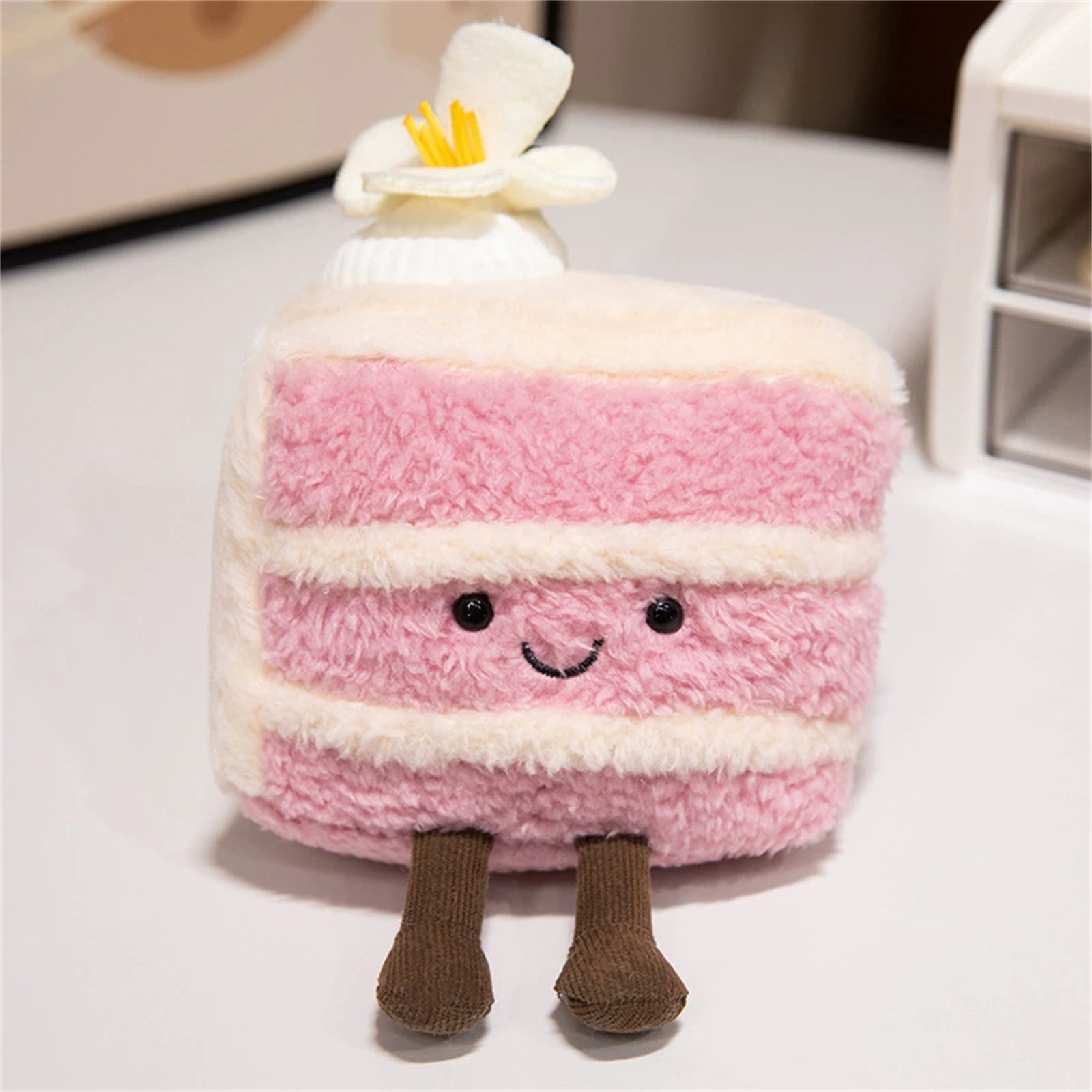 Jellycat Cake 11" Plush Toy - Ultra Soft Stuffed Animal, Easter Gift ...