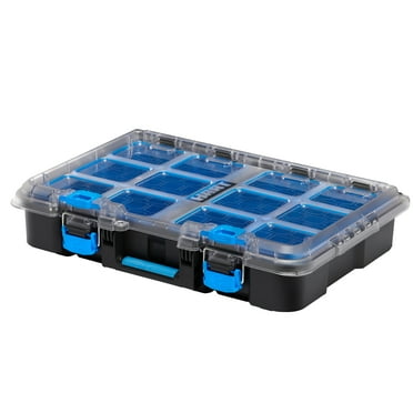 HART Stack System Tool Box with Small Blue Organizer & Dividers, Fits ...