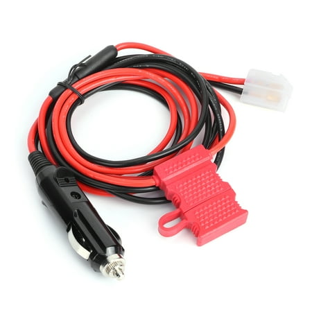 Power Cord 1.5m 4.9ft 12V Lighter Car Power Cable T Shaped 2Pin Cord ...